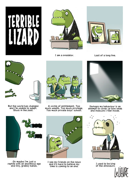 Terrible lizard – Glen Le Lievre